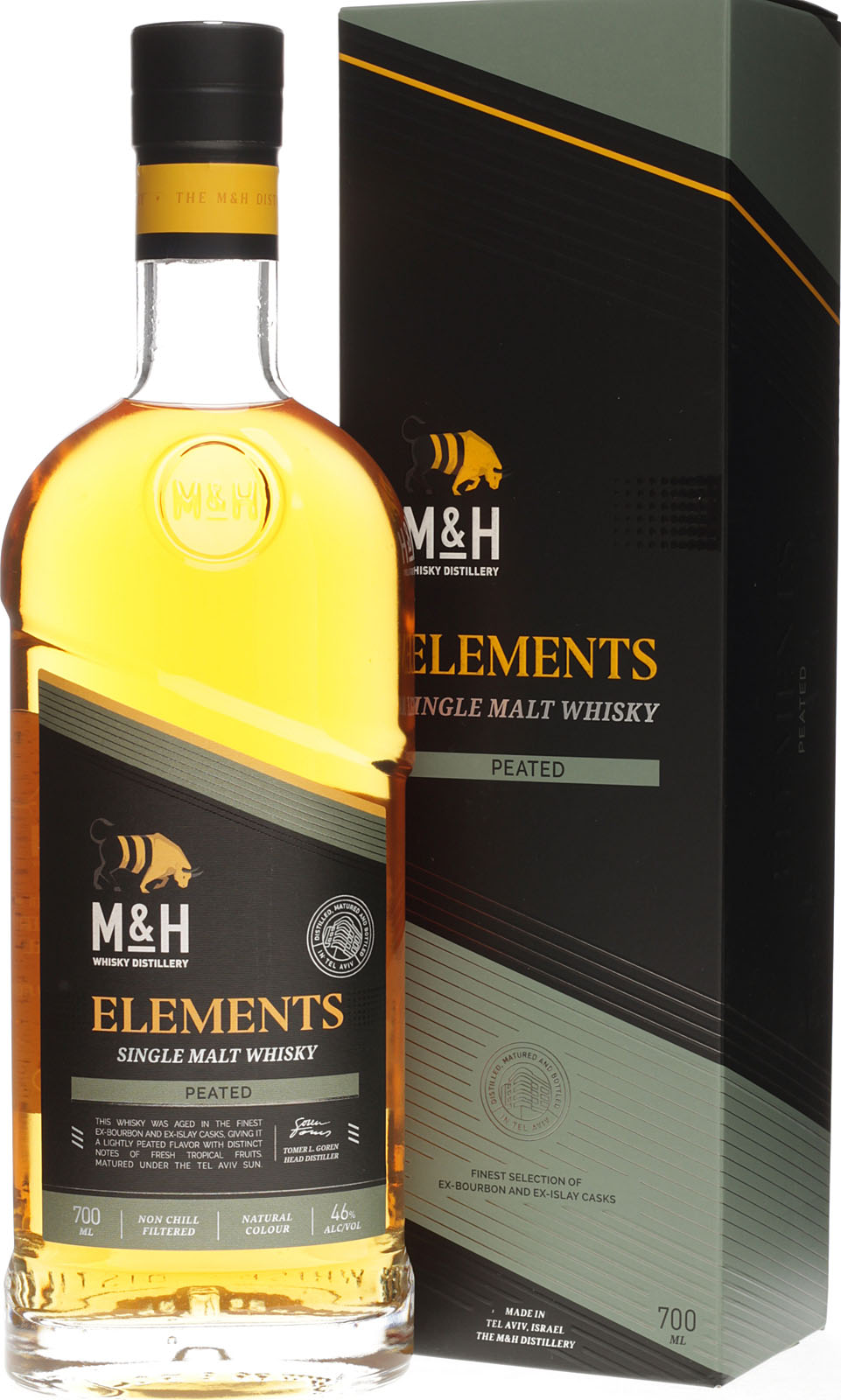 Milk & Honey Single Malt Whisky Elements Peated Cask im