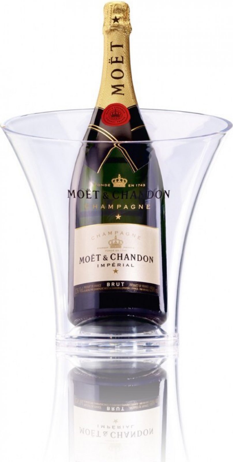 Moet Chandon Flaschenkühler transparent
