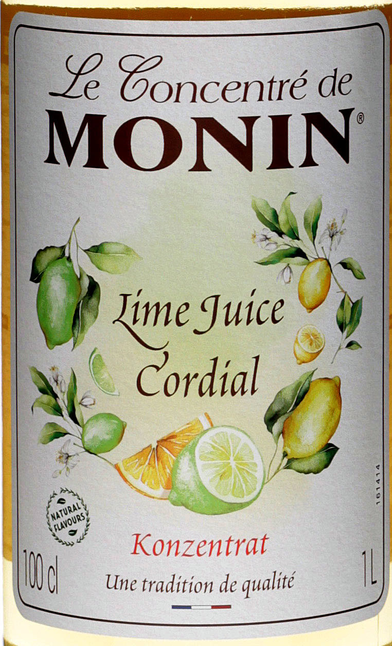 Monin Lime Juice Cordial Mixer Sirup jetzt kaufen.