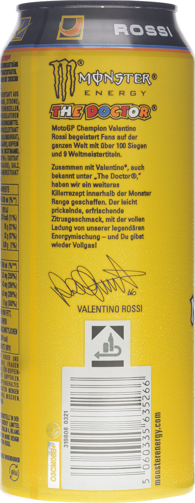 Monster Energy Rossi Set jetzt bestellen.