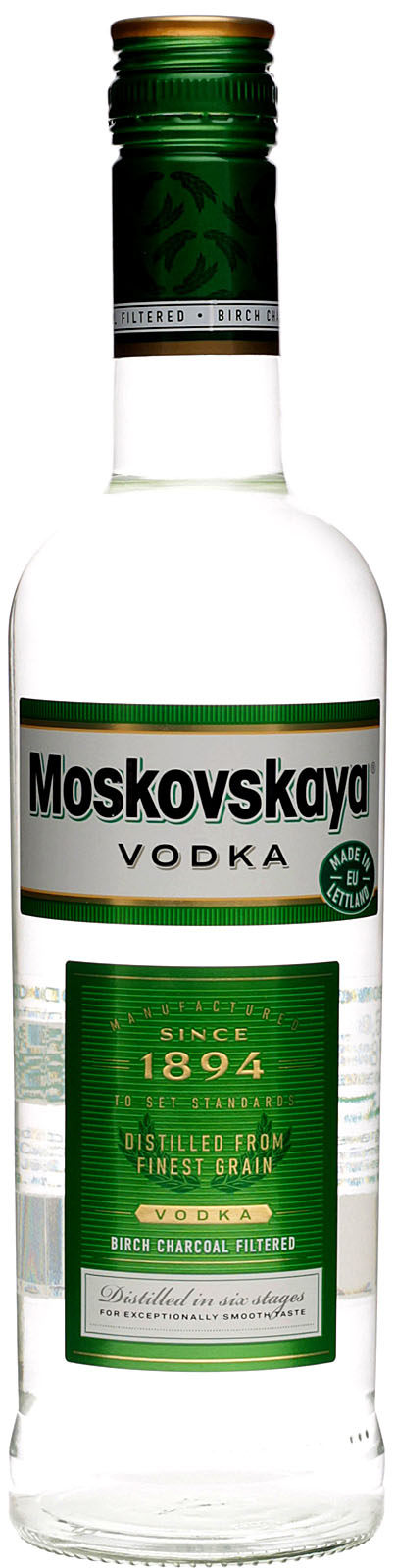 Moskovskaya Premium Vodka in der 500 ml Flasche mit 38