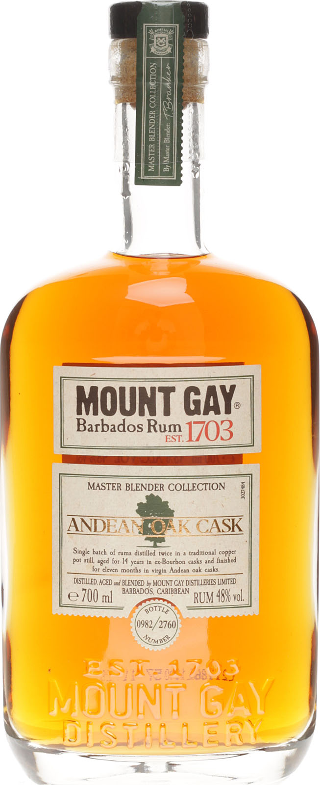 Mount Gay Andean Oak Cask im Shop kaufen.