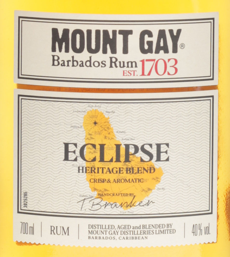 Mount Gay Eclipse Gold Rum aus Barbados ältester Rum-De