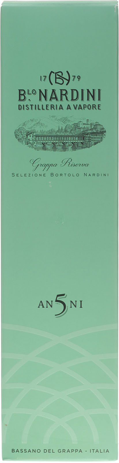 Nardini Grappa Riserva 5 Anni 0,7 Liter im shop kaufen.