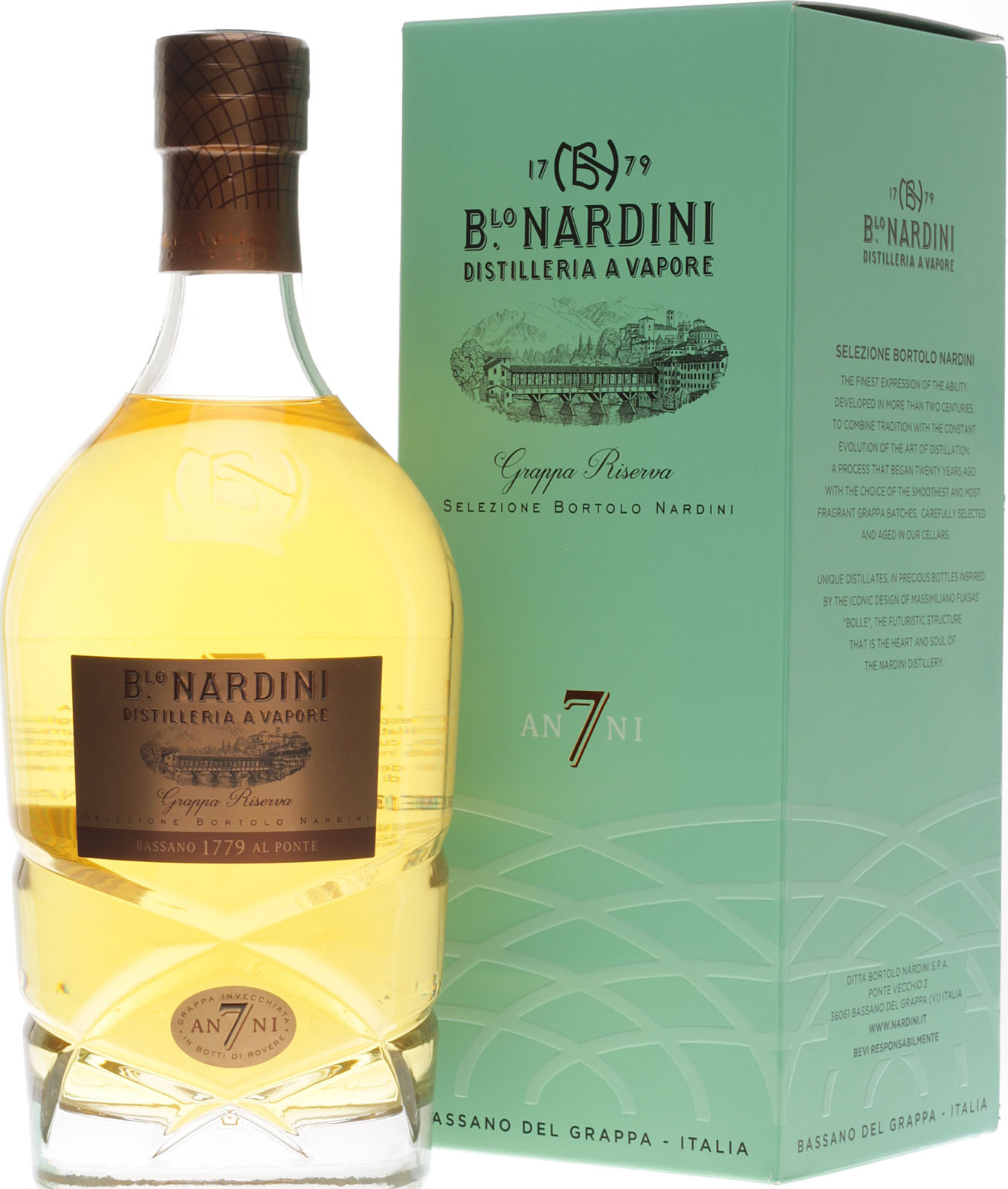 Nardini Grappa Riserva 7 Anni - Grappa mit Fasslagerung