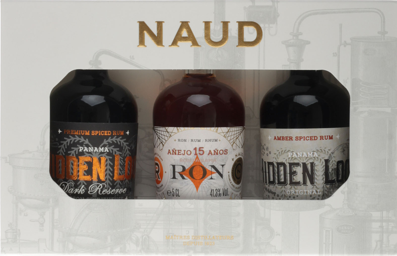 Naud Rum Mini Set 3 x 0,05 Liter im Shop kaufen