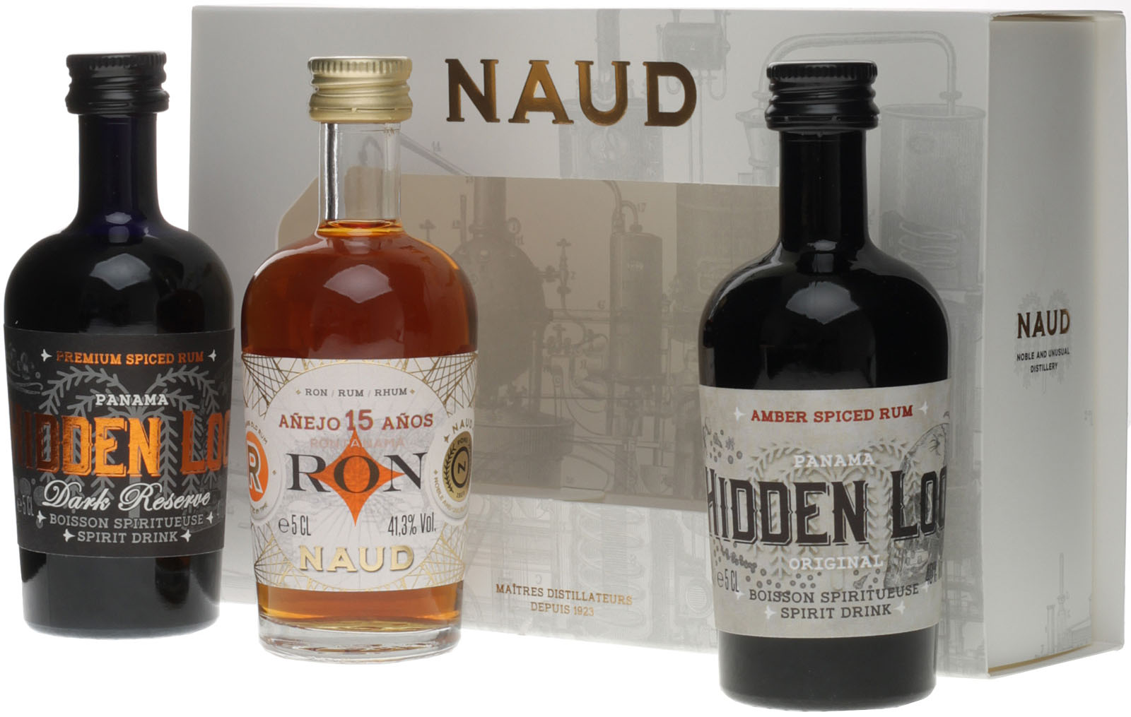 Naud Rum Mini Set 3 x 0,05 Liter im Shop kaufen
