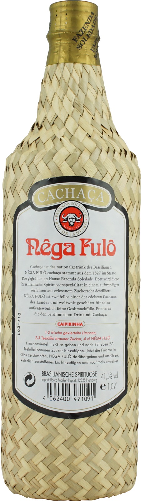 Nega Fulo Cachaca hier im Shop kaufen