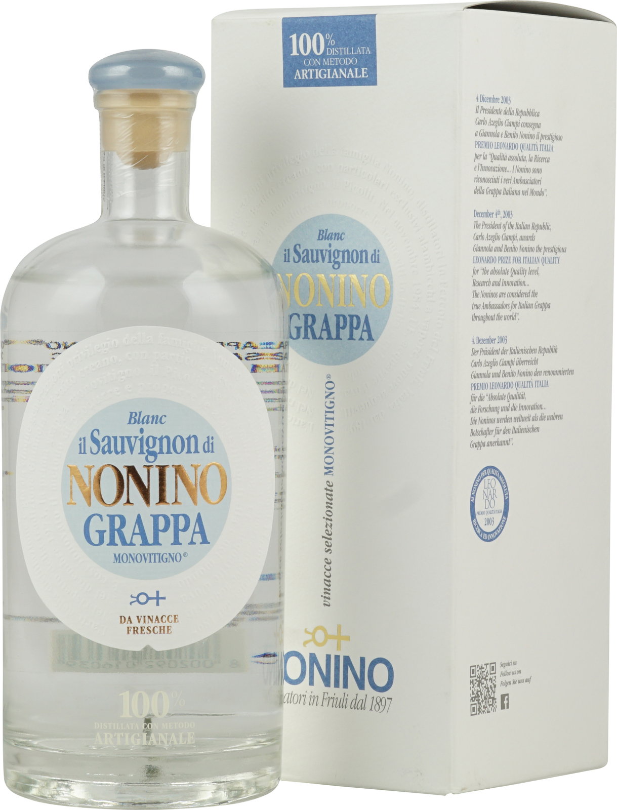 Nonino il Sauvignon Blanc di Nonino Grappa, hier im Sho