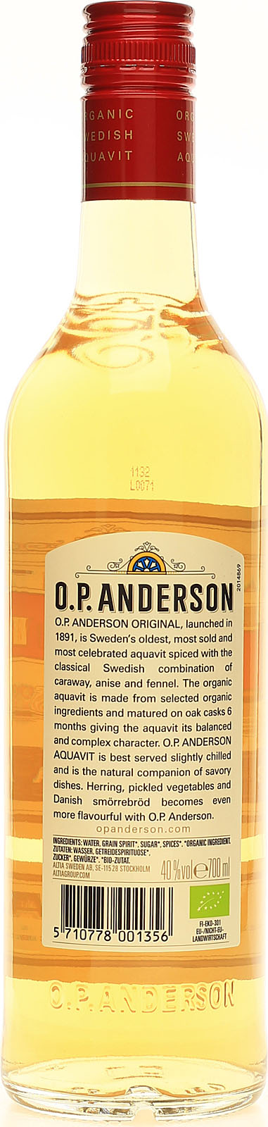 O.P. Anderson Original Aquavit, beliebtester und ältest