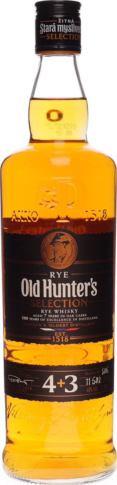 Old Hunter’s Rye Whisky 7 Jahre aus Tschechien kaufen