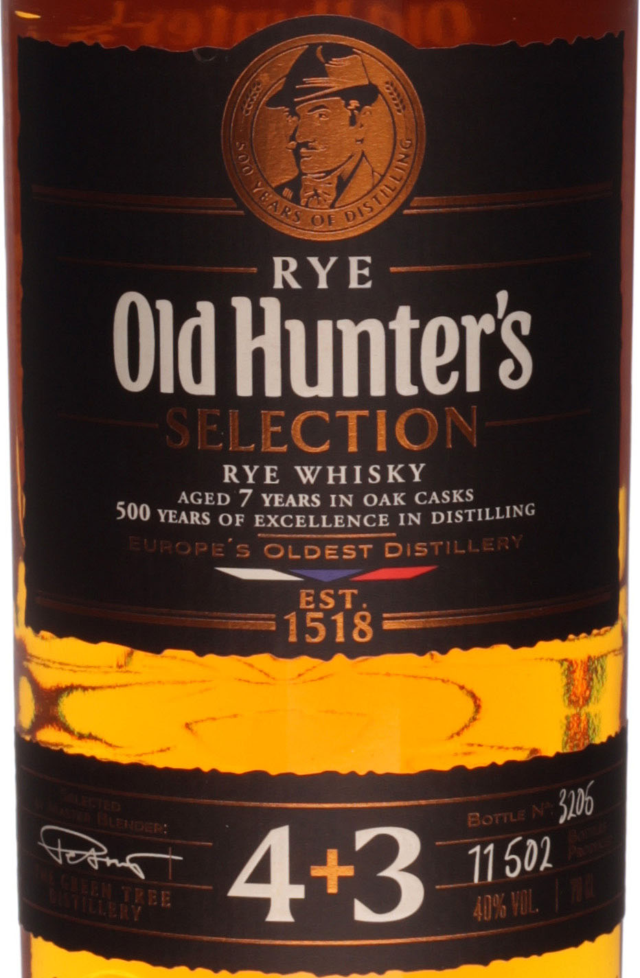 Old Hunter’s Rye Whisky 7 Jahre aus Tschechien kaufen