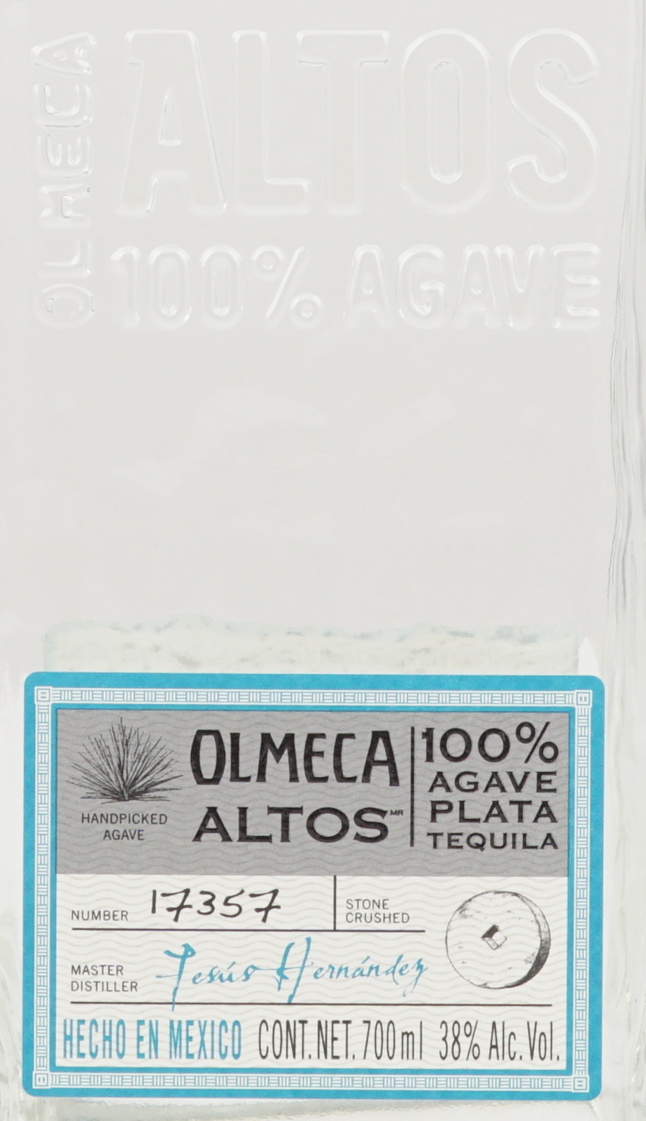 Olmeca Altos Plata Tequila ist ein weißer Tequila aus L