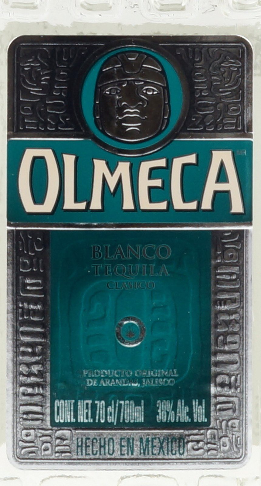Olmeca Blanco Tequila mit 700 ml und 38 % Vol. aus Los