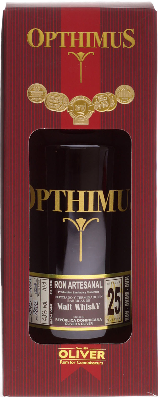Opthimus 25 Anos Solera gelagert bis zu 25 Jahre gelage