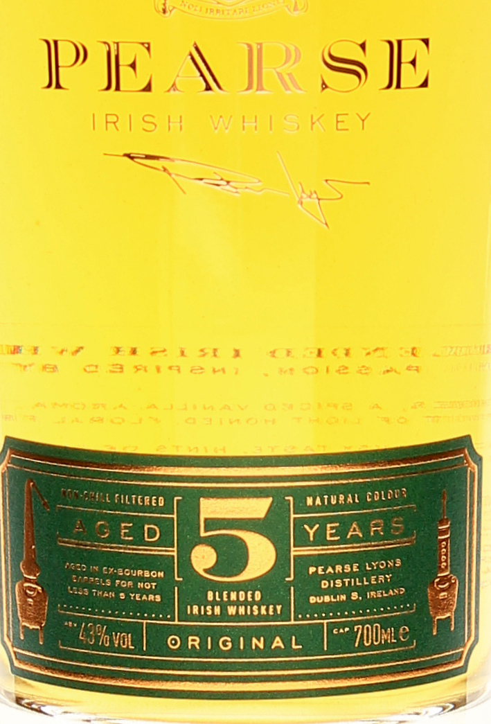 Pearse Lyons Original 5 Jahre, Irish Blended Whiskey