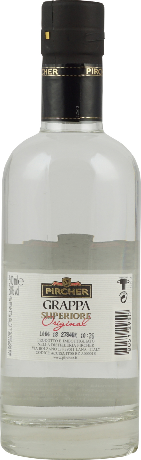 Pircher Grappa Superiore Oiginal im Shop kaufen