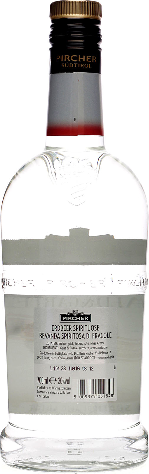 Pircher Wald & Garten Erdbeere Schnaps - Spirituose aus