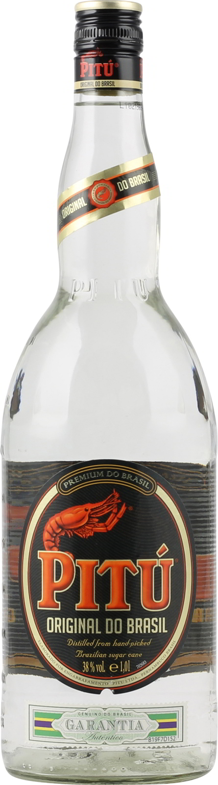 Pitu Cachaca 1 Liter 38 % Vol., Sommerspirituose