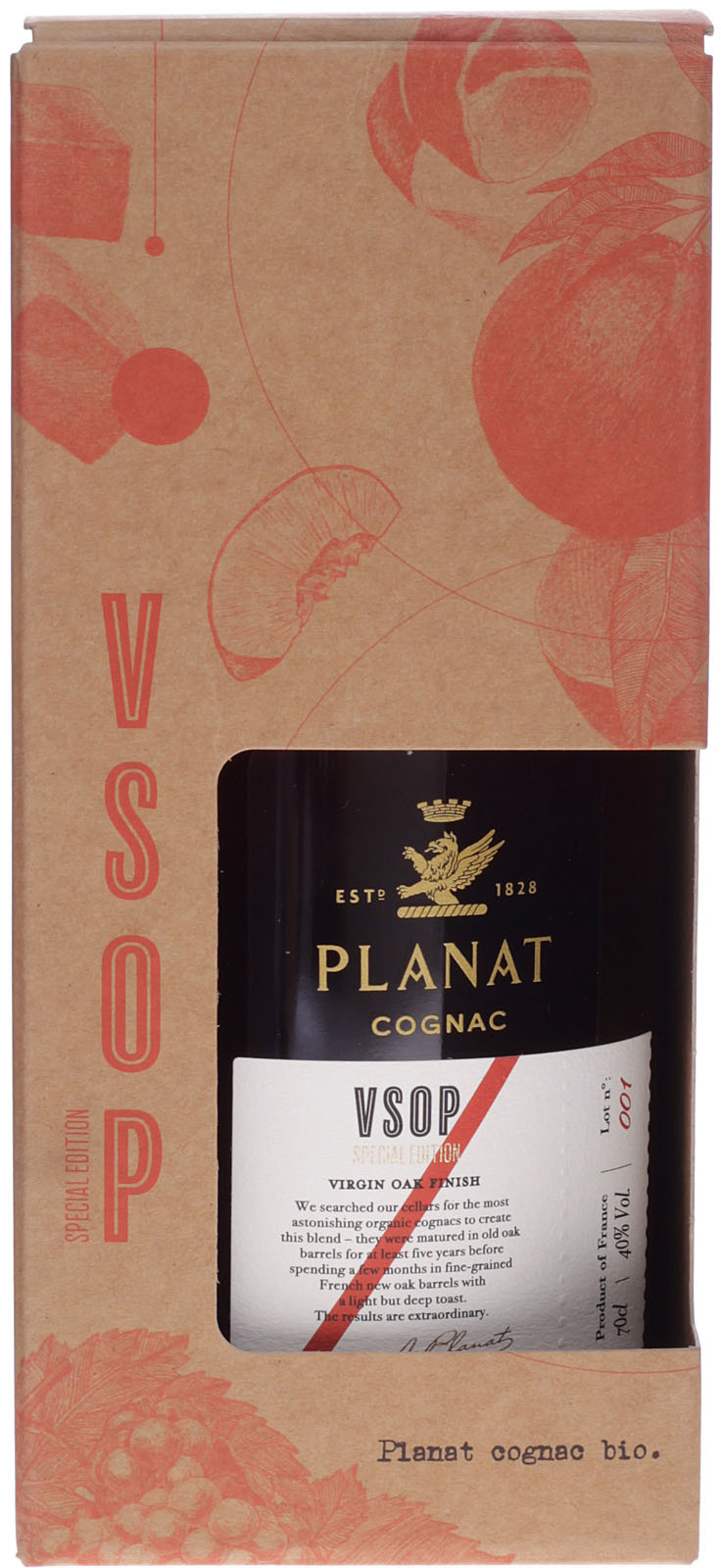 Planat Organic VSOP Virgin Oak Cognac bei uns im Shop k