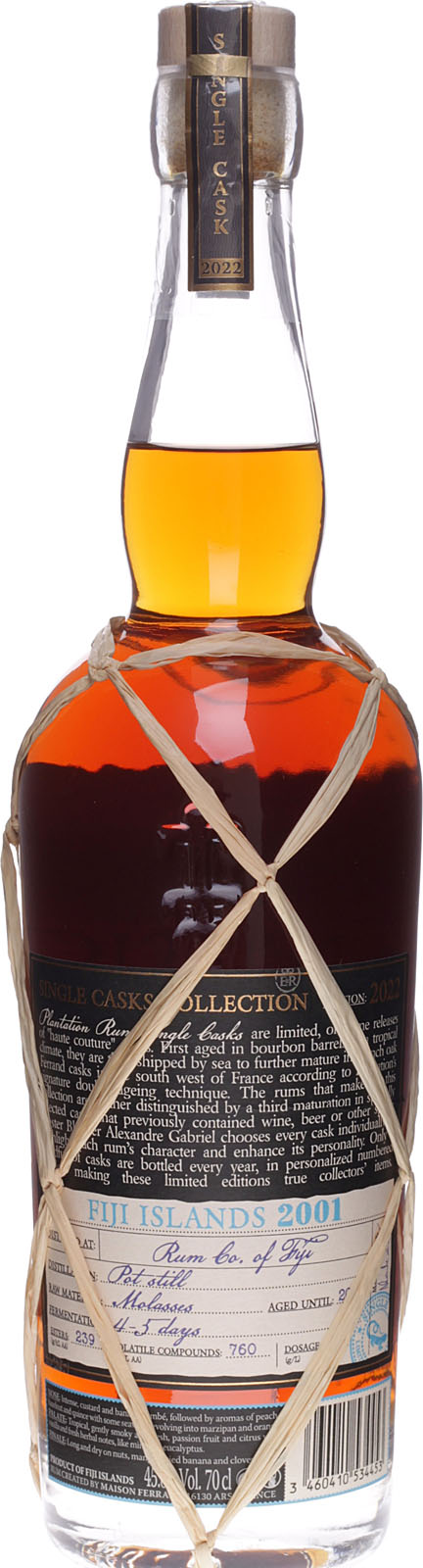 Plantation Single Cask Fiji 2001 Rum bei uns im Shop ka