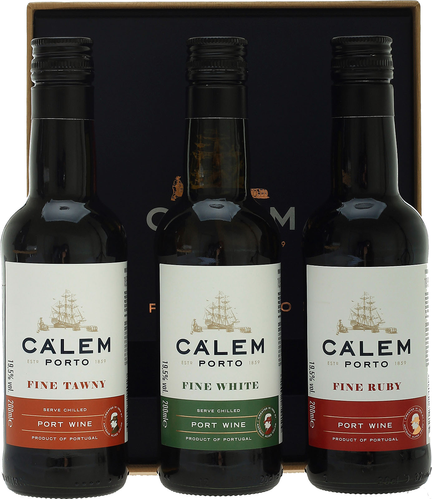 Porto Calem Portwein Geschenkset 3 x 200 ml im Shop