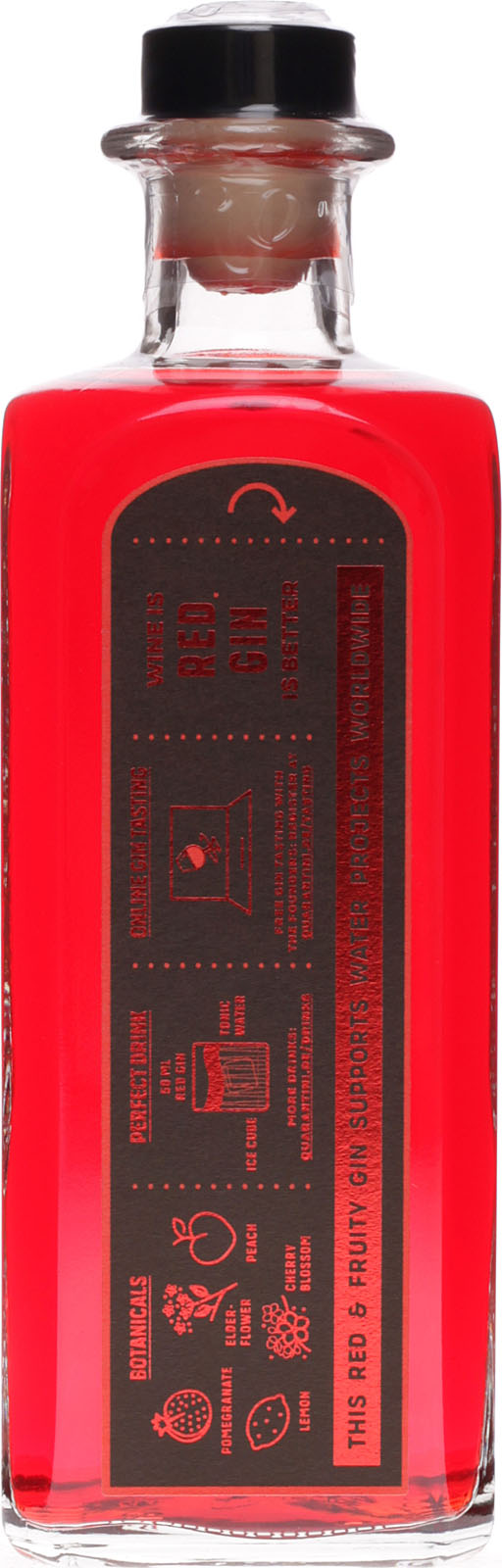 Quarantini Social Red Gin 0,5 Liter bei uns im Shop kau