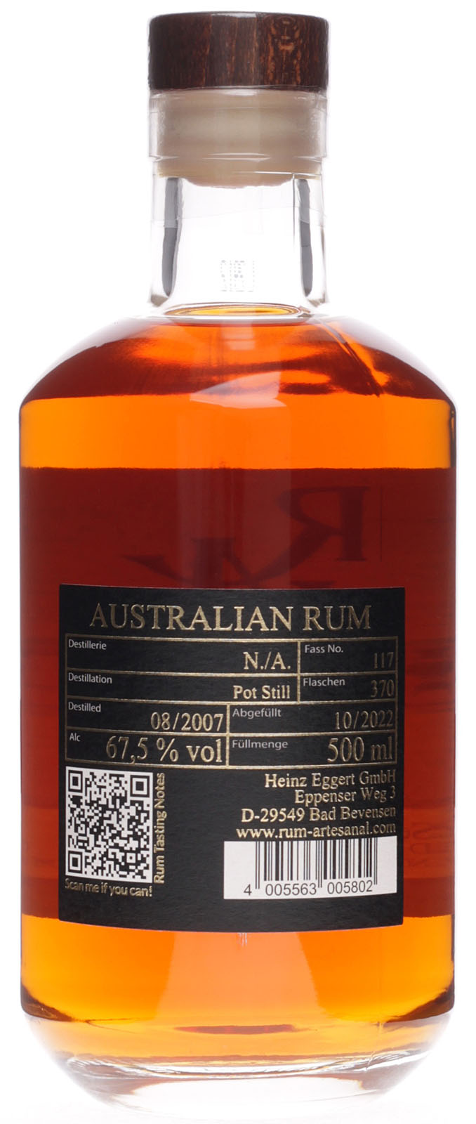 RA Rum Artesanal Australian Rum 2007 günstig bei uns im