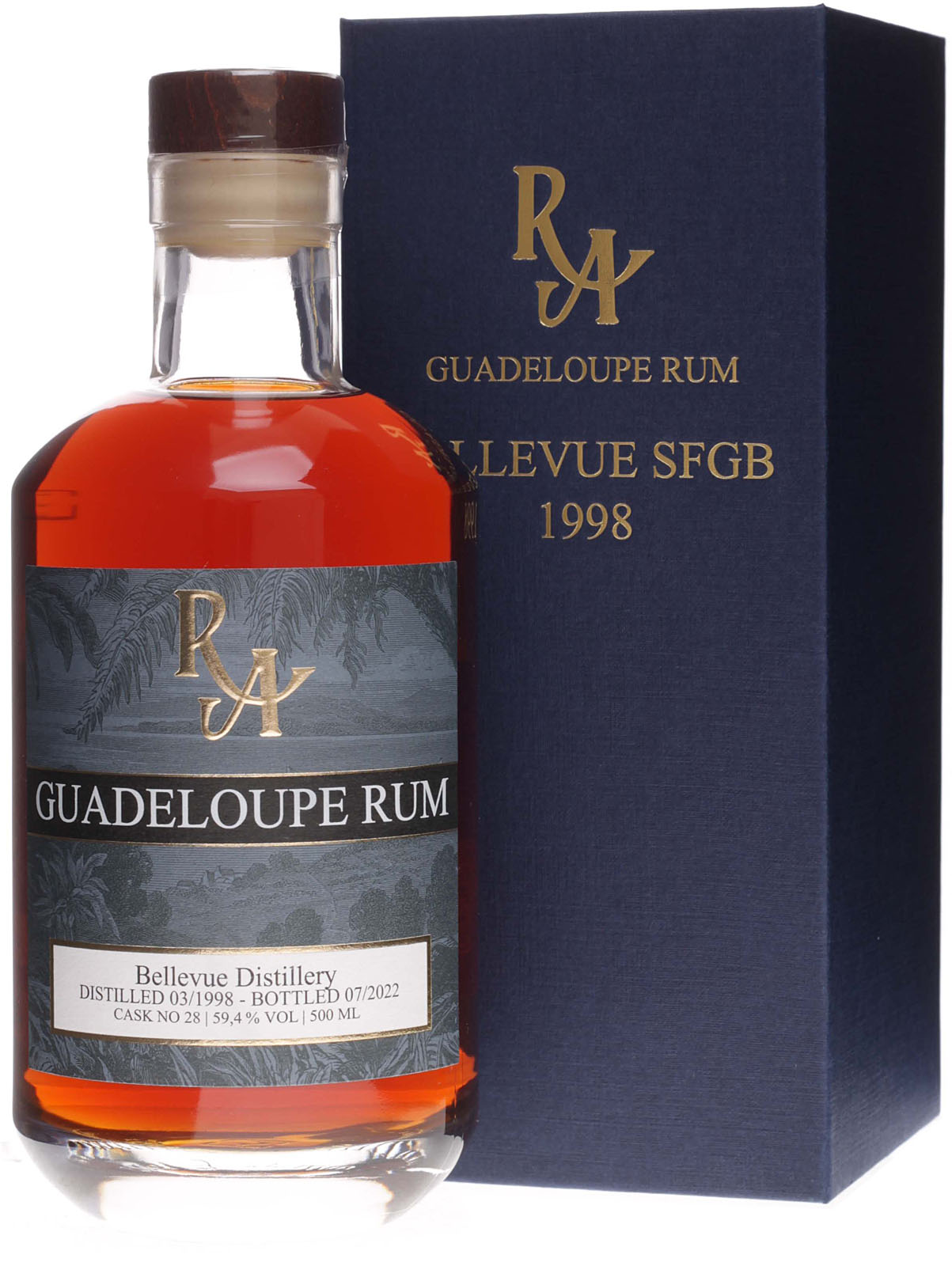 RA Rum Artesanal Guadeloupe 1998 Bellevue SFGB bei uns