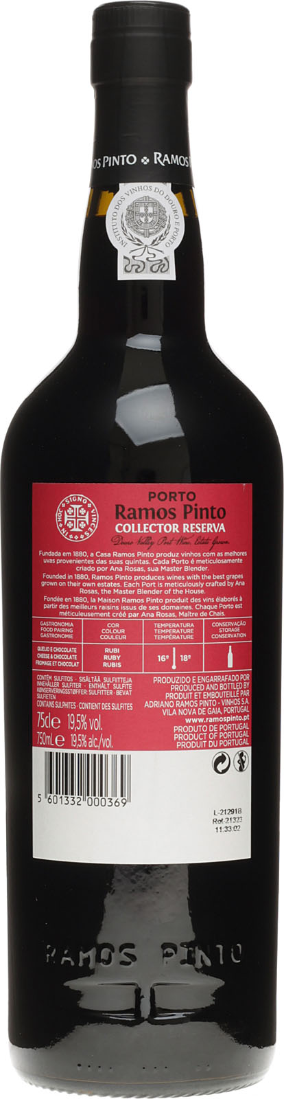 Ramos Pinto Collector Porto Reserva bei uns im Shop kau