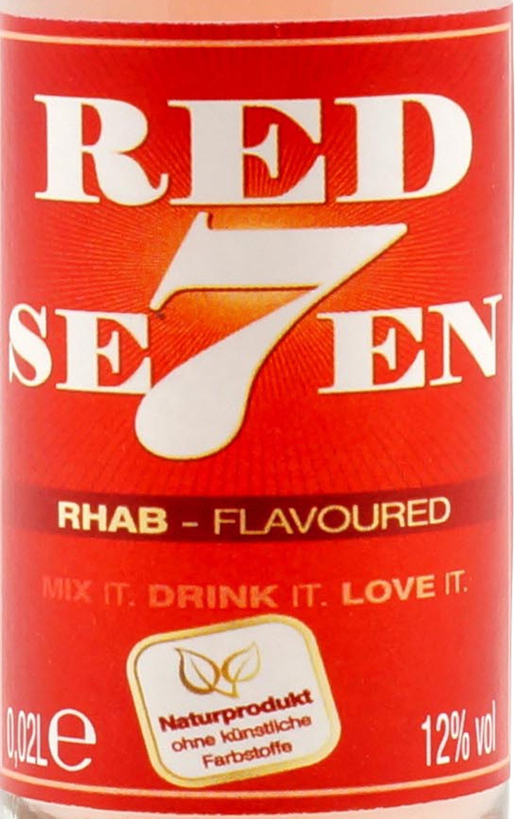 Red Se7en ist eine Rhabarberspirituose - bei uns kaufen