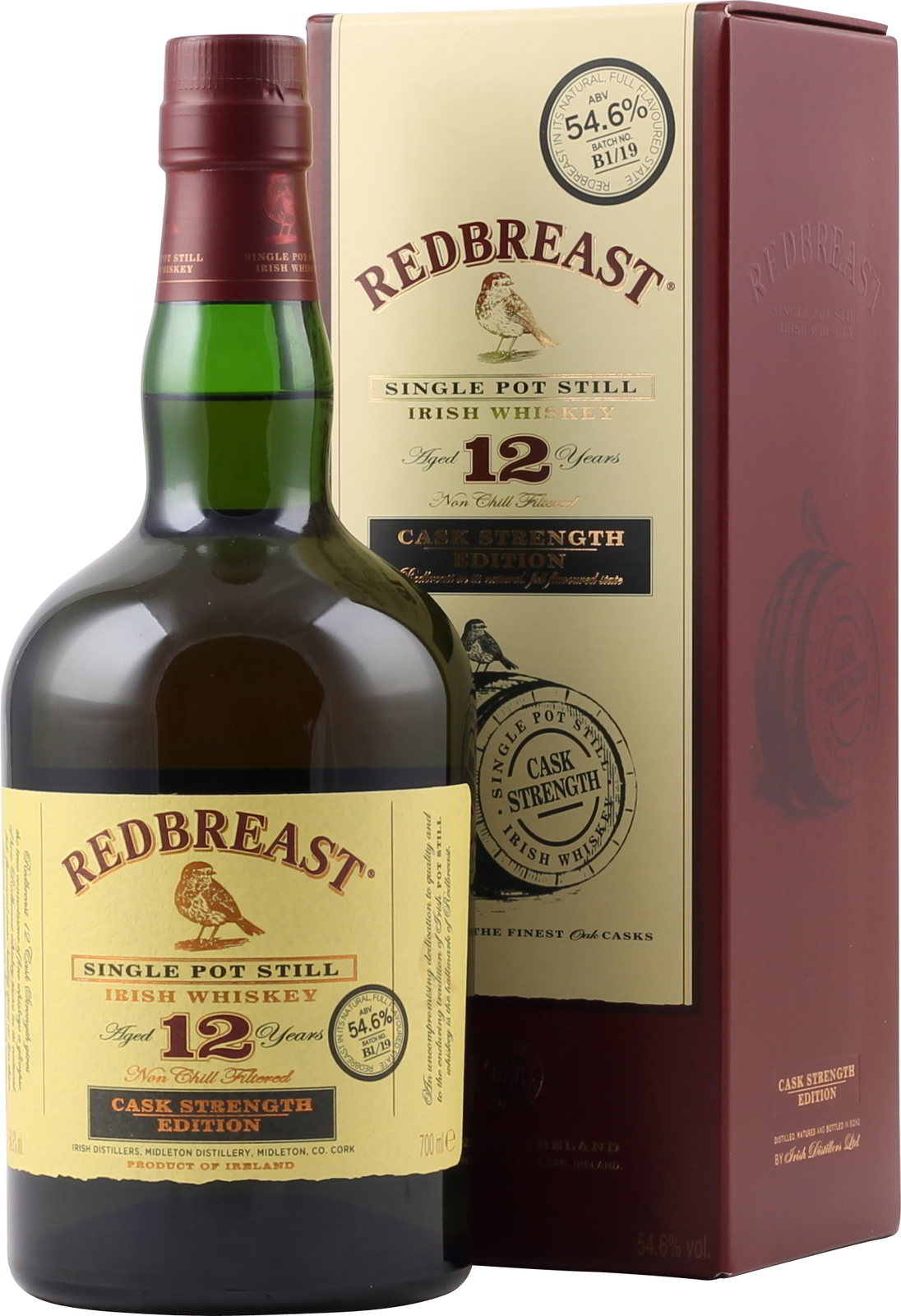 Redbreast 12 Jahre Cask Strength, irischer Whiskey