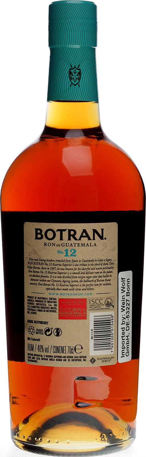 Ron Botran Reserva Solera 12 Jahre im Onlineshop