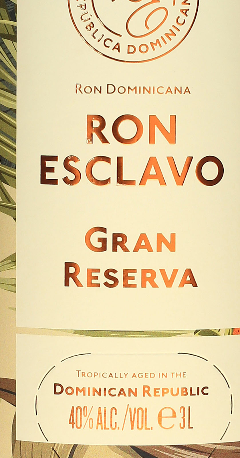 Ron Esclavo Gran Reserva Bag in Tube, Rum aus der Domin