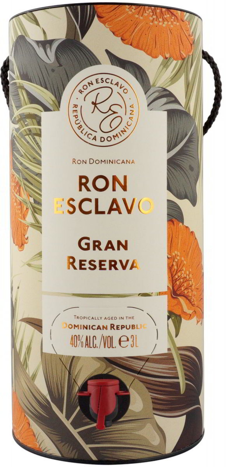 Ron Esclavo Gran Reserva Bag in Tube, Rum aus der Domin