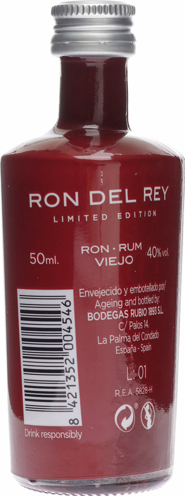 Ron del Rey Luis Felipe 0,05 Liter 40 % Vol. limitierte