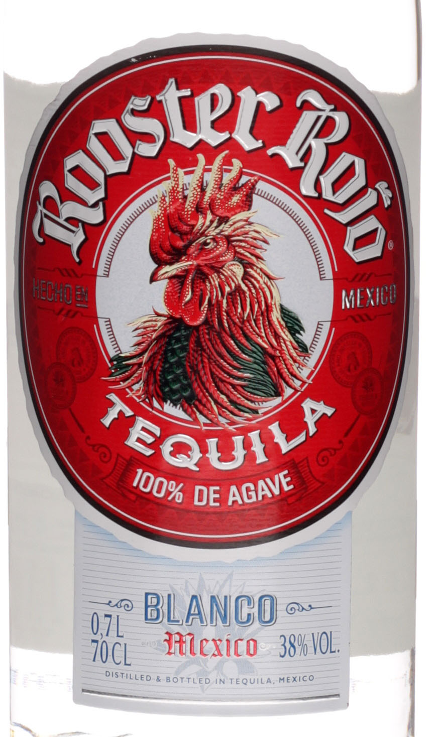 Rooster Rojo Tequila 100% de Agave Blanco bei uns im Sh