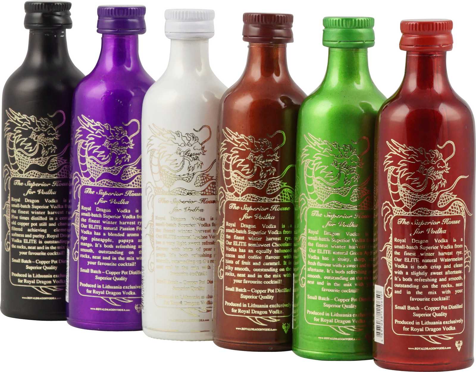 Royal Dragon Vodka Elite Set mit verschiedenen Flavors