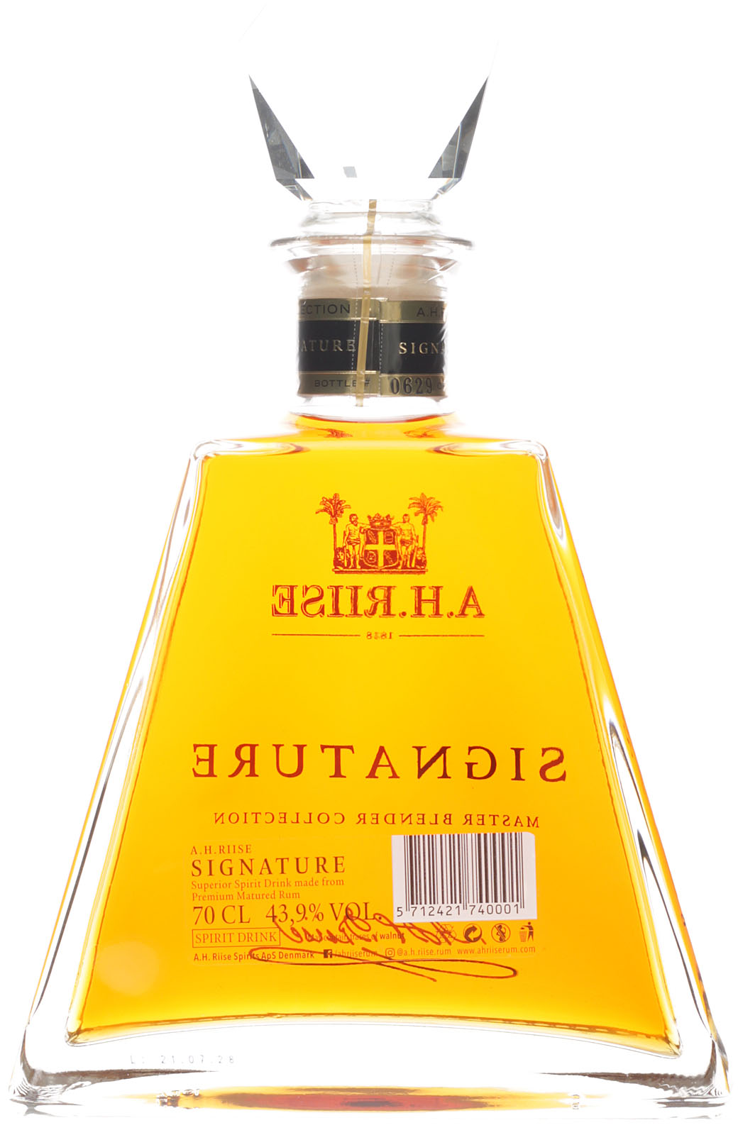 Rum A.H. Riise Signature - 0,7 Liter - 43,9 % Vol.