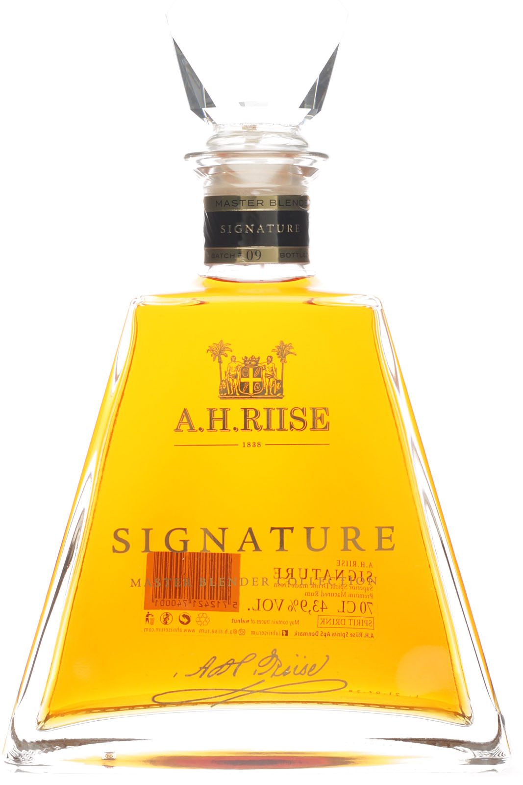Rum A.H. Riise Signature - 0,7 Liter - 43,9 % Vol.
