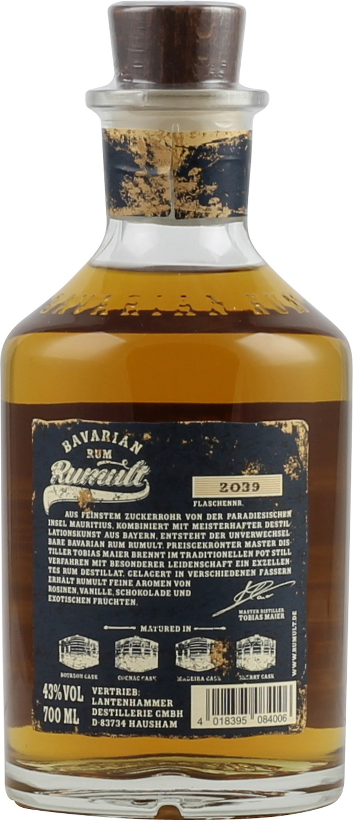 Rumult Bavarian Rum Signature Cask Selection (selten)