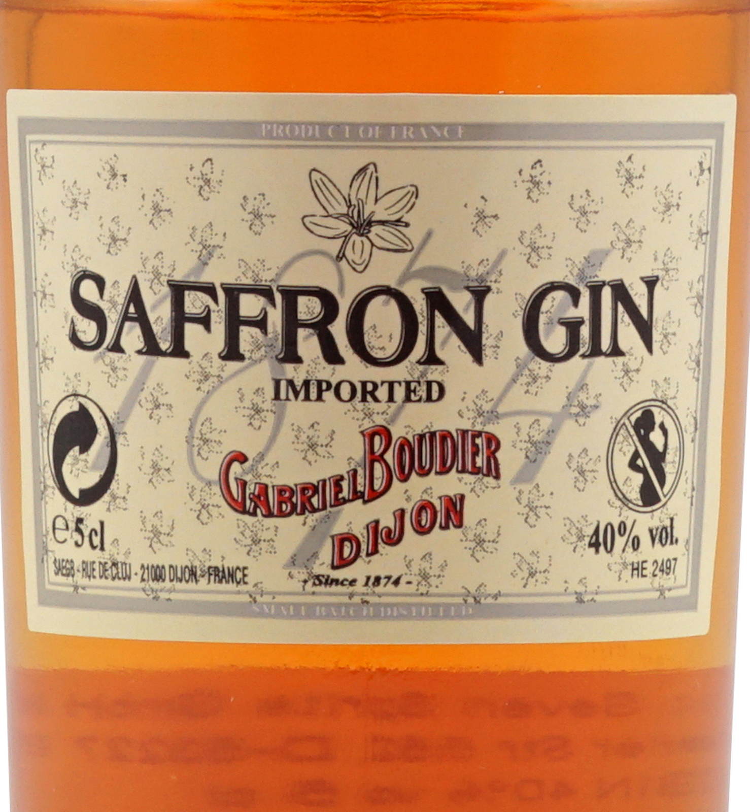 Saffron Gin mit echtem Saffran hier im Shop