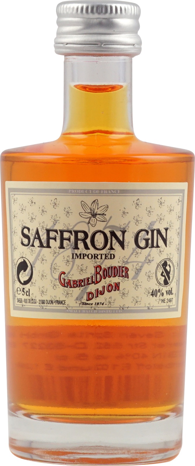 Saffron Gin mit echtem Saffran hier im Shop