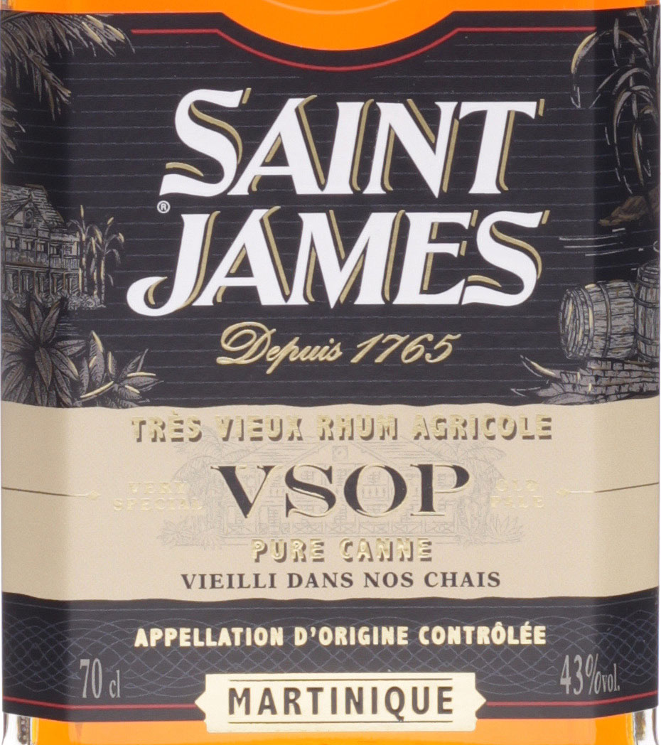 Saint James Rhum Vieux Agricole VSOP hier bei uns im Sh
