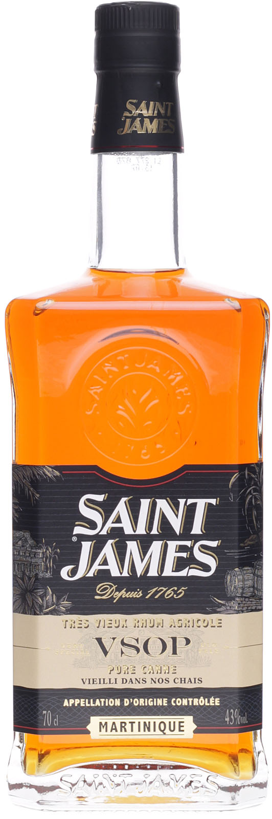 Saint James Rhum Vieux Agricole VSOP hier bei uns im Sh