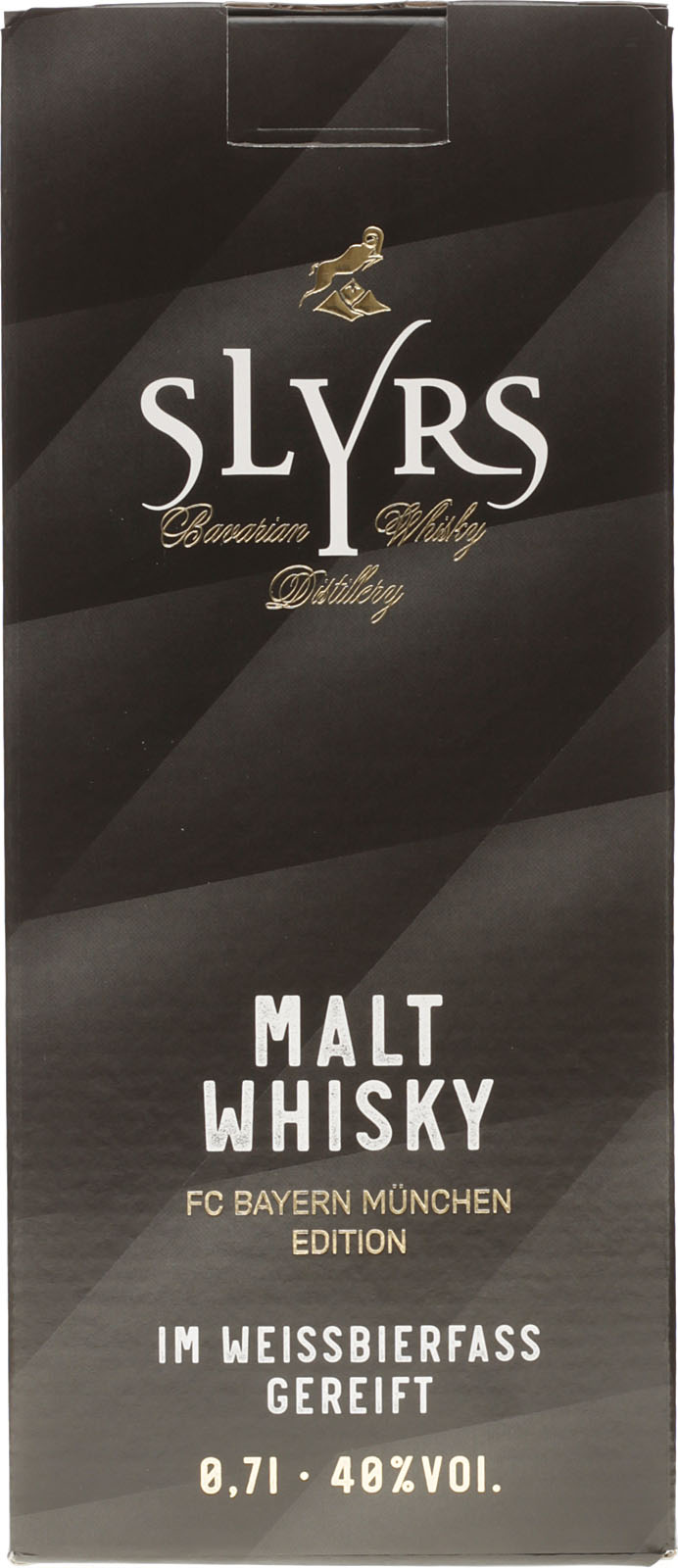 Slyrs Champions Malt Whisky FC Bayern München im Shop