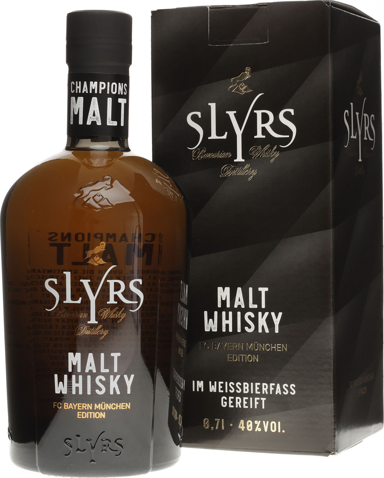 Slyrs Champions Malt Whisky FC Bayern München im Shop