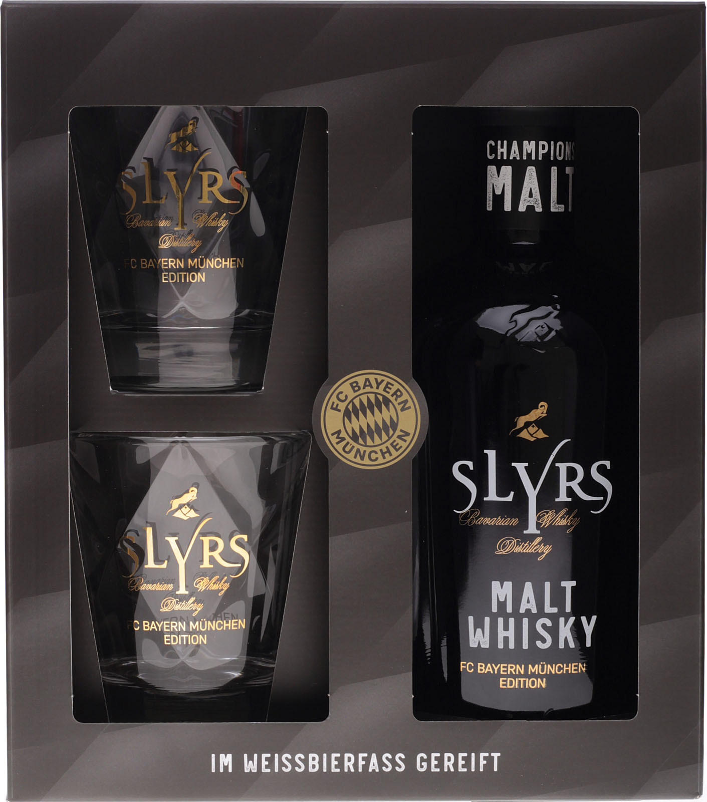 Slyrs Champions Malt Whisky FC Bayern München Edition