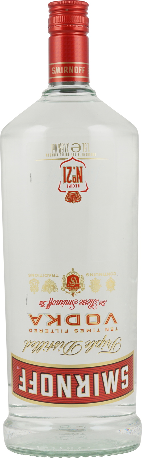 Smirnoff Vodka Red Label in der 1,5 Liter Magnum Flasch