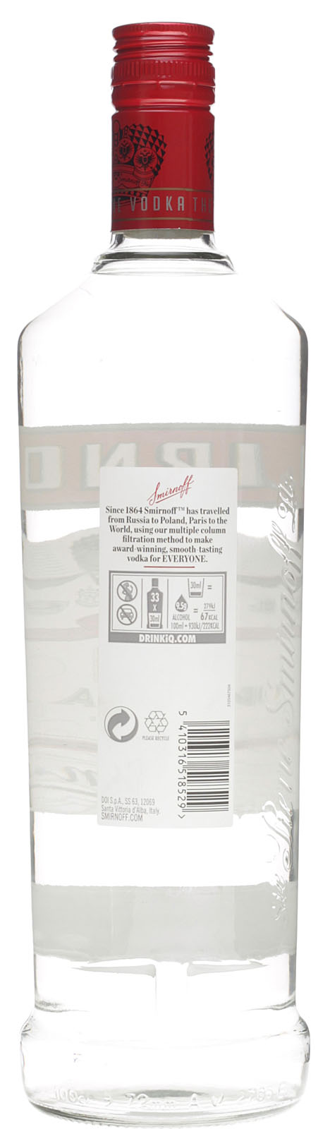 Smirnoff Vodka Red Label 1 Liter im Shop kaufen